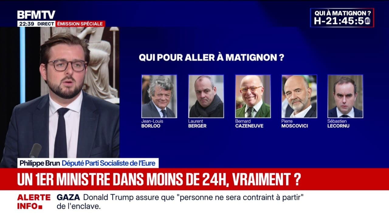 Premier ministre: "Bernard Cazeneuve, je pense, serait l'homme de la ...