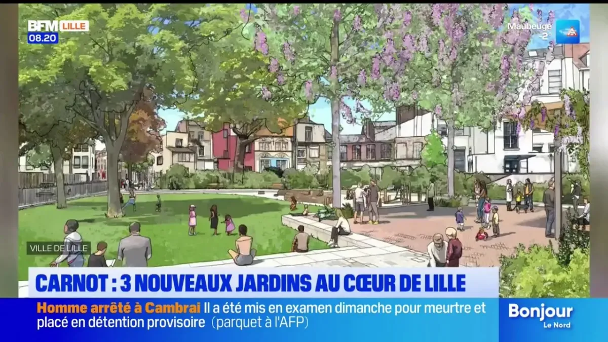 Lille: un nouvel espace vert d'un hectare à la place d'un terrain vague