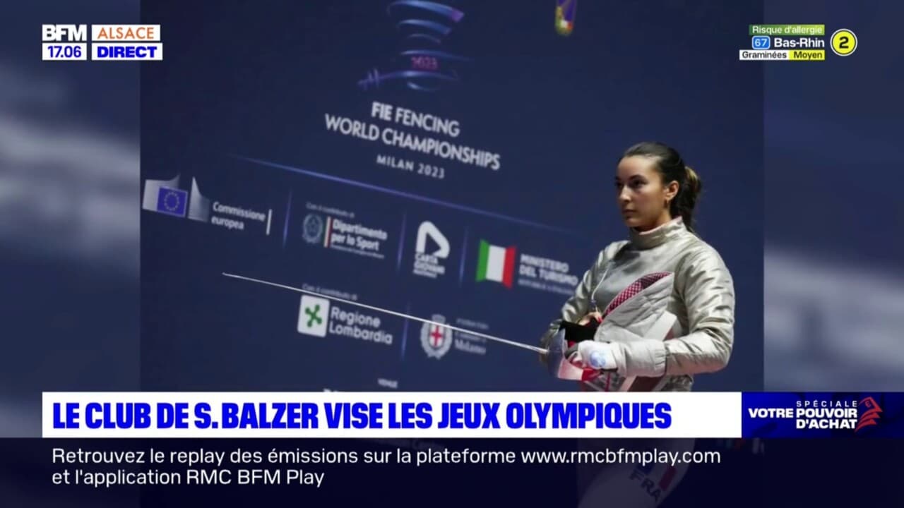 Alsace: Sara Balzer décroche l'argent au sabre par équipe aux mondiaux ...