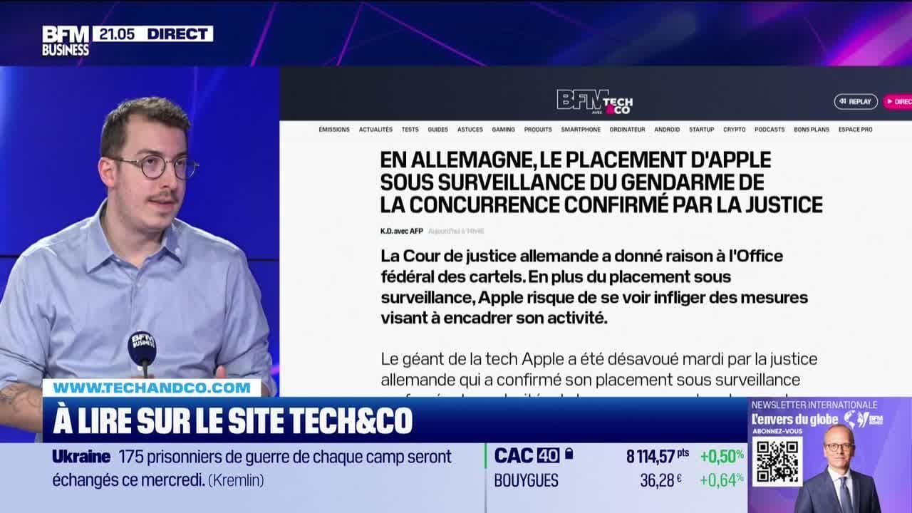 À lire sur le site Tech&Co : En Allemagne, le placement d'Apple sous ...
