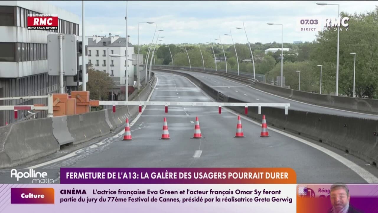 Fermeture de l'A13 : la galère des usagers pourrait durer