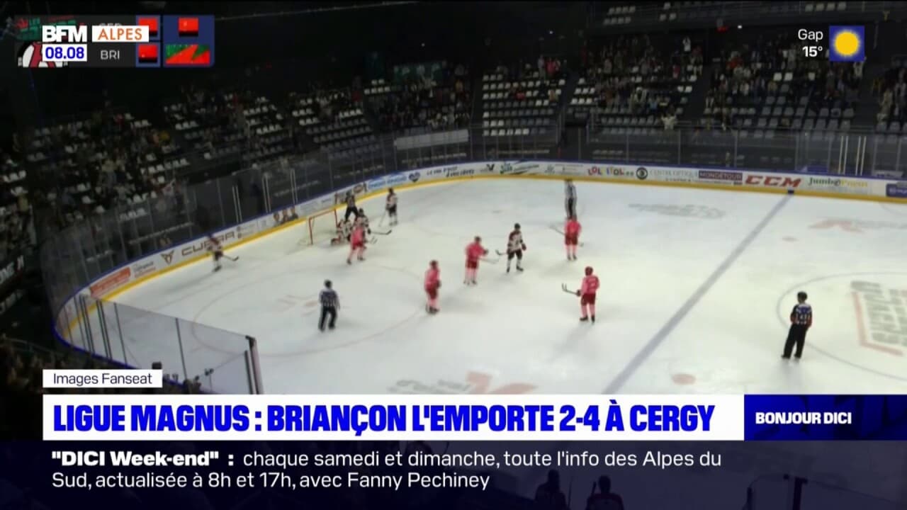 Ligue Magnus: Briançon retrouve le goût de la victoire à Cergy