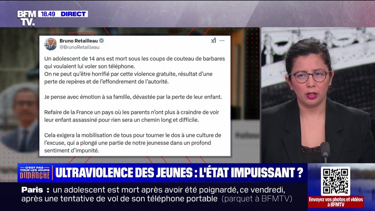 Paris : Elias, 14 ans, tué pour un portable - 26/01