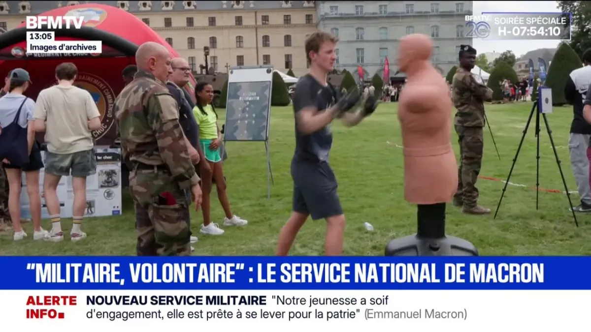 Formation, 800 euros par mois… Voici à quoi ressemblera le nouveau service militaire annoncé par ...