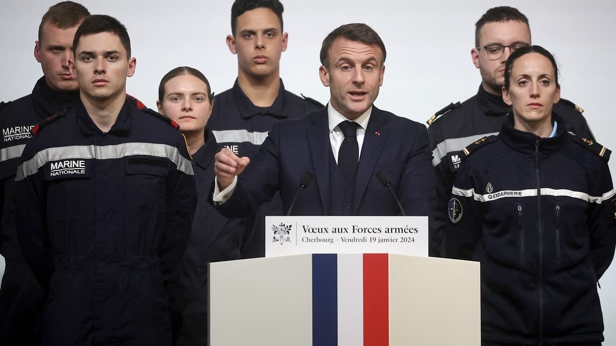 Économie de guerre: Macron demande aux industriels de "gagner en ...
