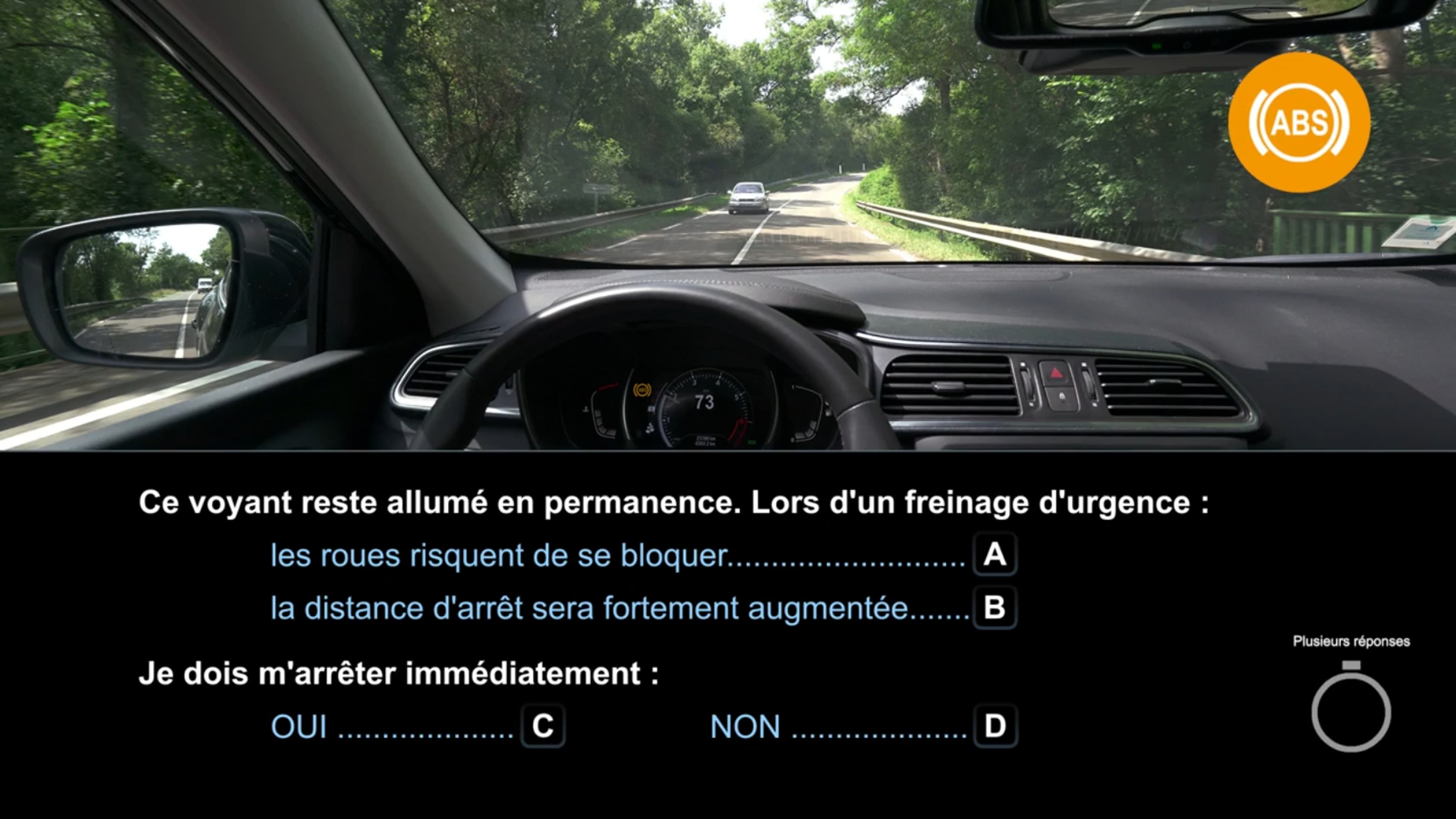 Code de la route: testez les nouvelles questions de l'examen
