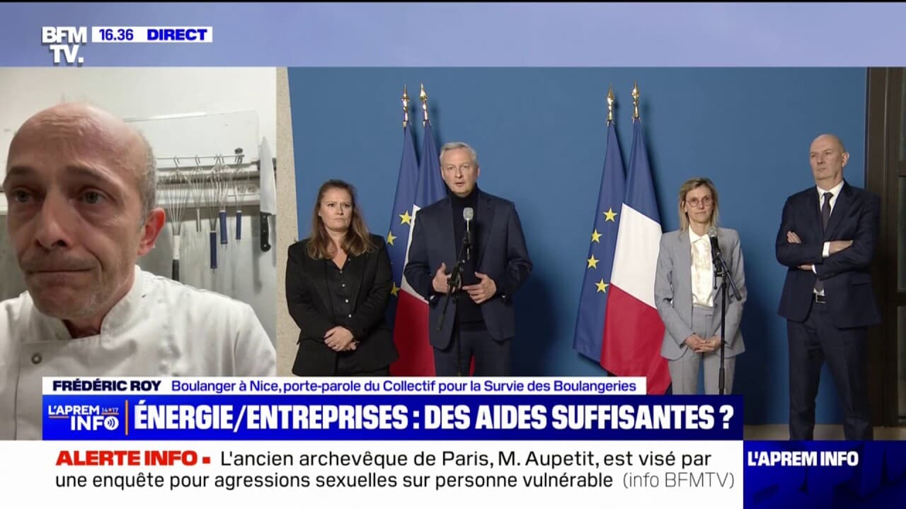 Frédéric Roy, porte-parole d'un collectif de boulangers, sur les ...