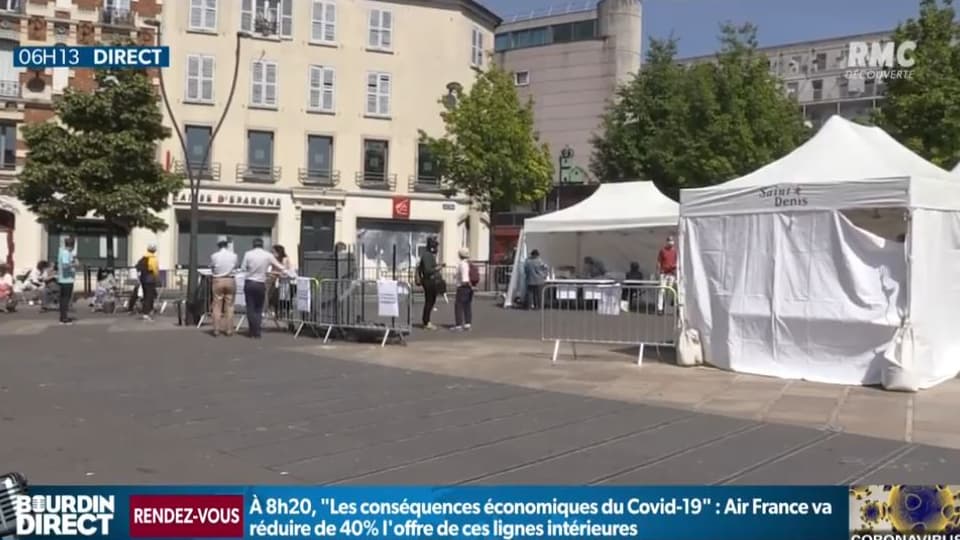 Plusieurs heures d'attente à Saint-Denis où des médecins de l'APHP ont ...