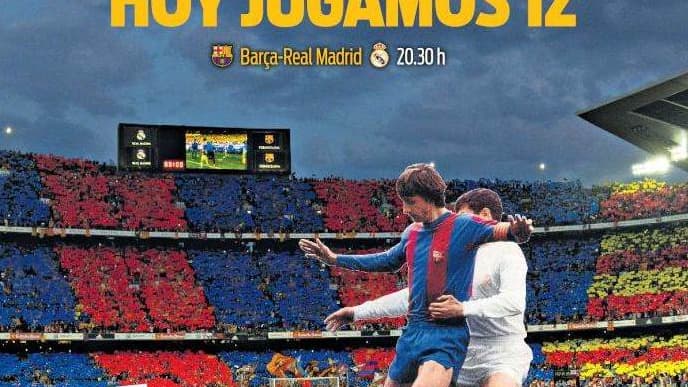 Barça-Real : Cruyff et Zidane à la une