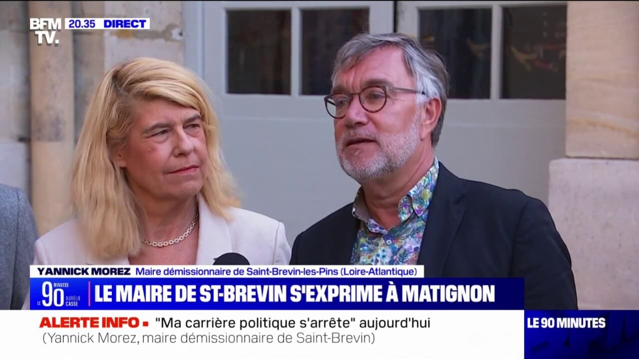 Yannick Morez, maire démissionnaire de Saint-Brévin: "Élisabeth Borne a ...