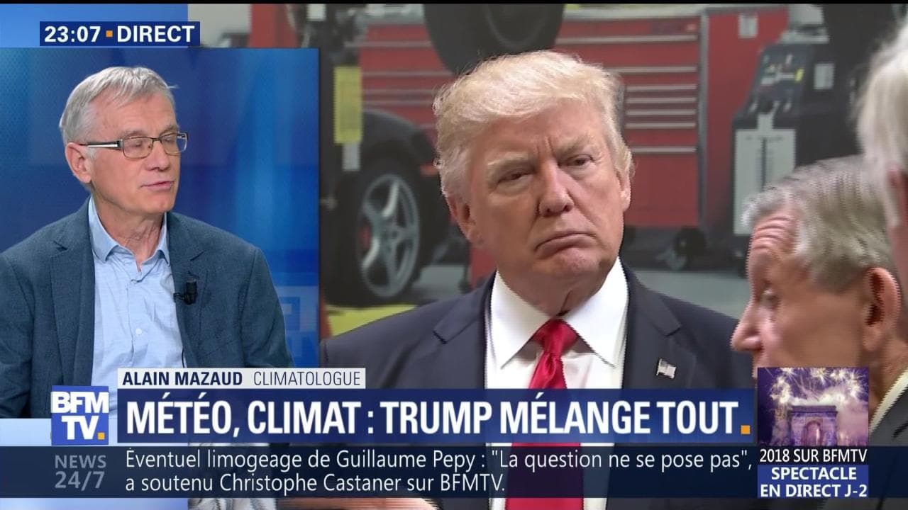 Quand Donald Trump ironise sur le climat