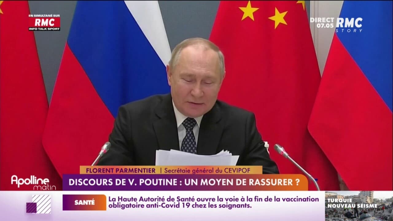 Discours de Vladimir Poutine: un moyen de rassurer?