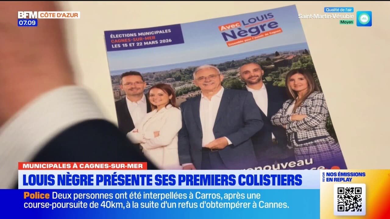 Municipales 2026 à Cagnes-sur-Mer : Louis Nègre présente ses premiers ...