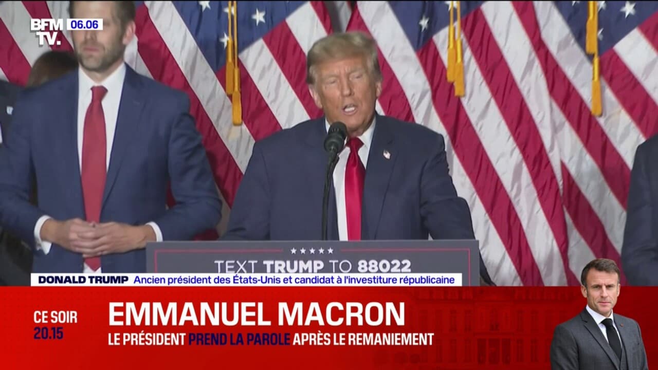 Donald Trump appelle à "s'unir" après avoir remporté la première des ...