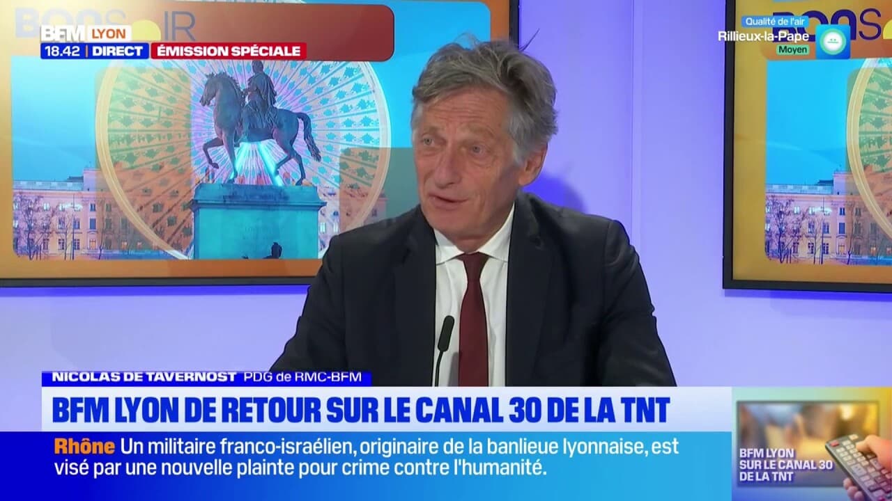 BFM Lyon sur la TNT: "l'info locale est déterminante", selon le PDG de RMC-BFM