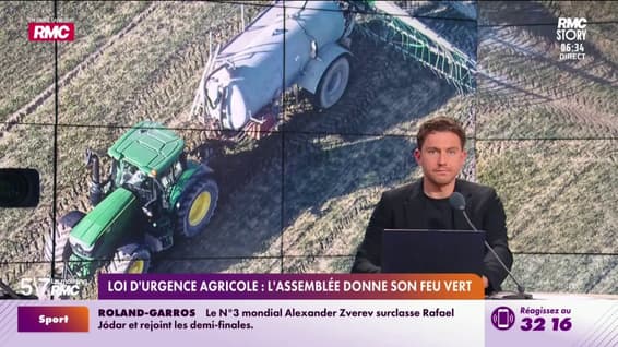Loi d'urgence agricole : l'Assemblée donne son feu vert