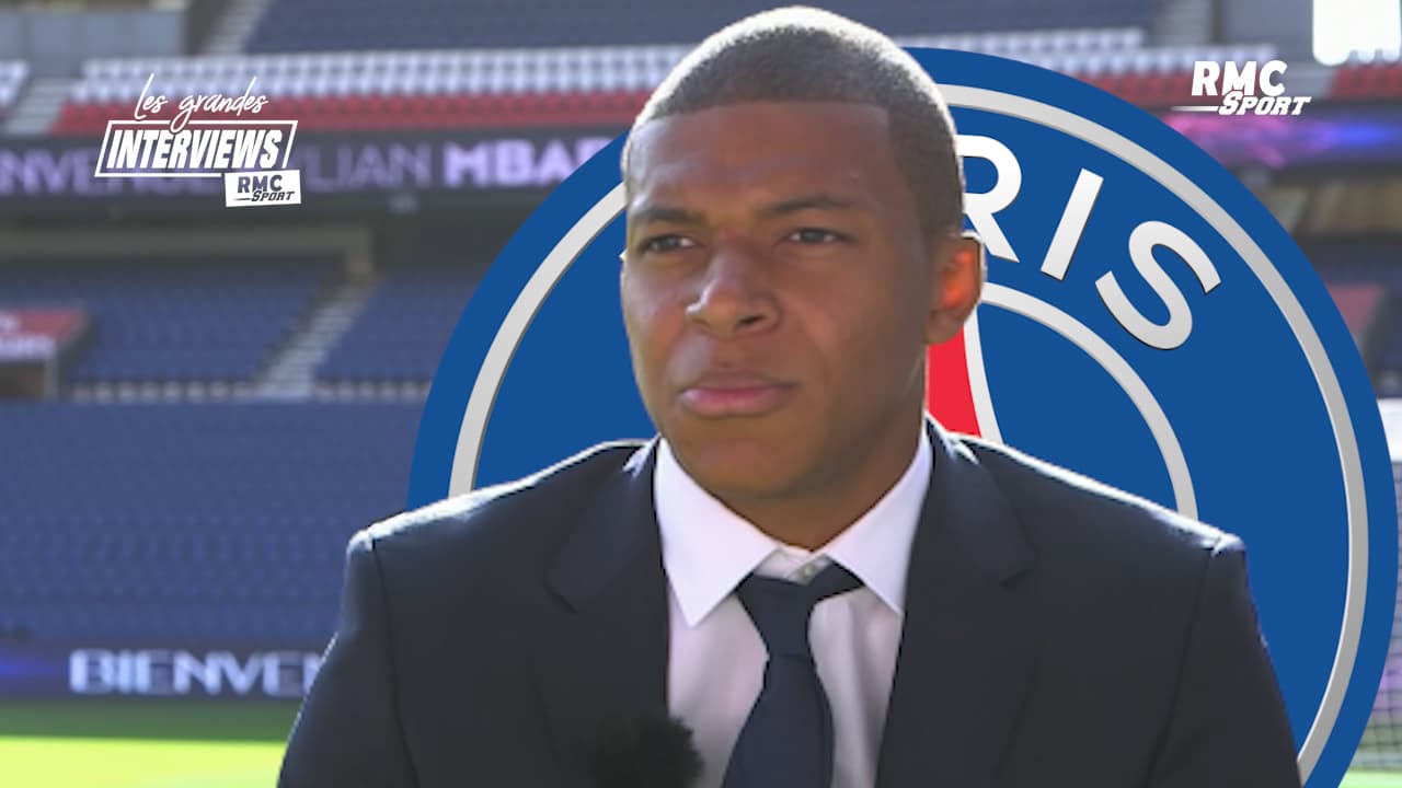 Les grandes interviews RMC Sport : La première interview de Mbappé au ...