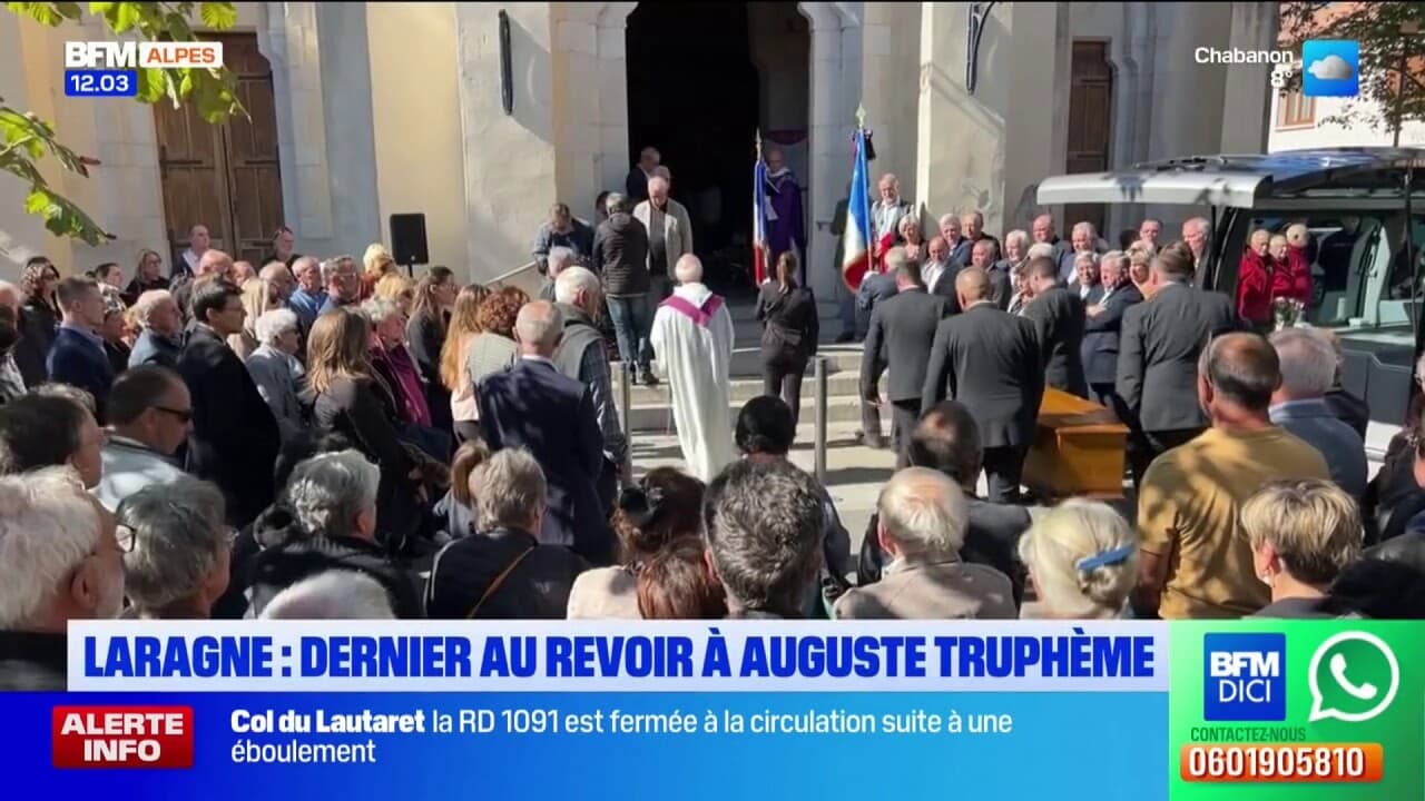 Laragne: dernier au revoir à Auguste Truphème