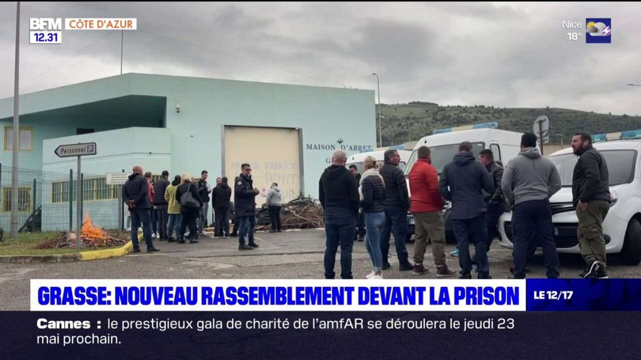 Grasse: un nouveau rassemblement devant la prison, deux jours après l ...