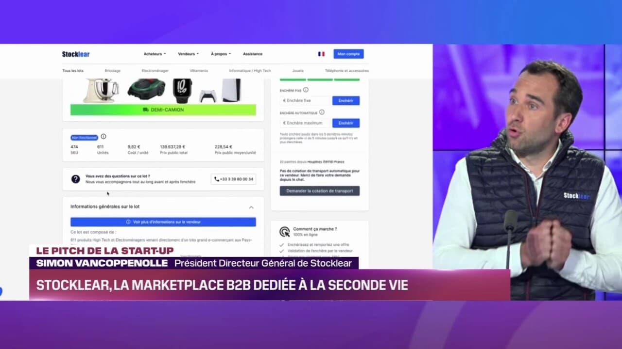 Focus Retail : Le Pitch de la start-up : Stocklear - 13/05/23