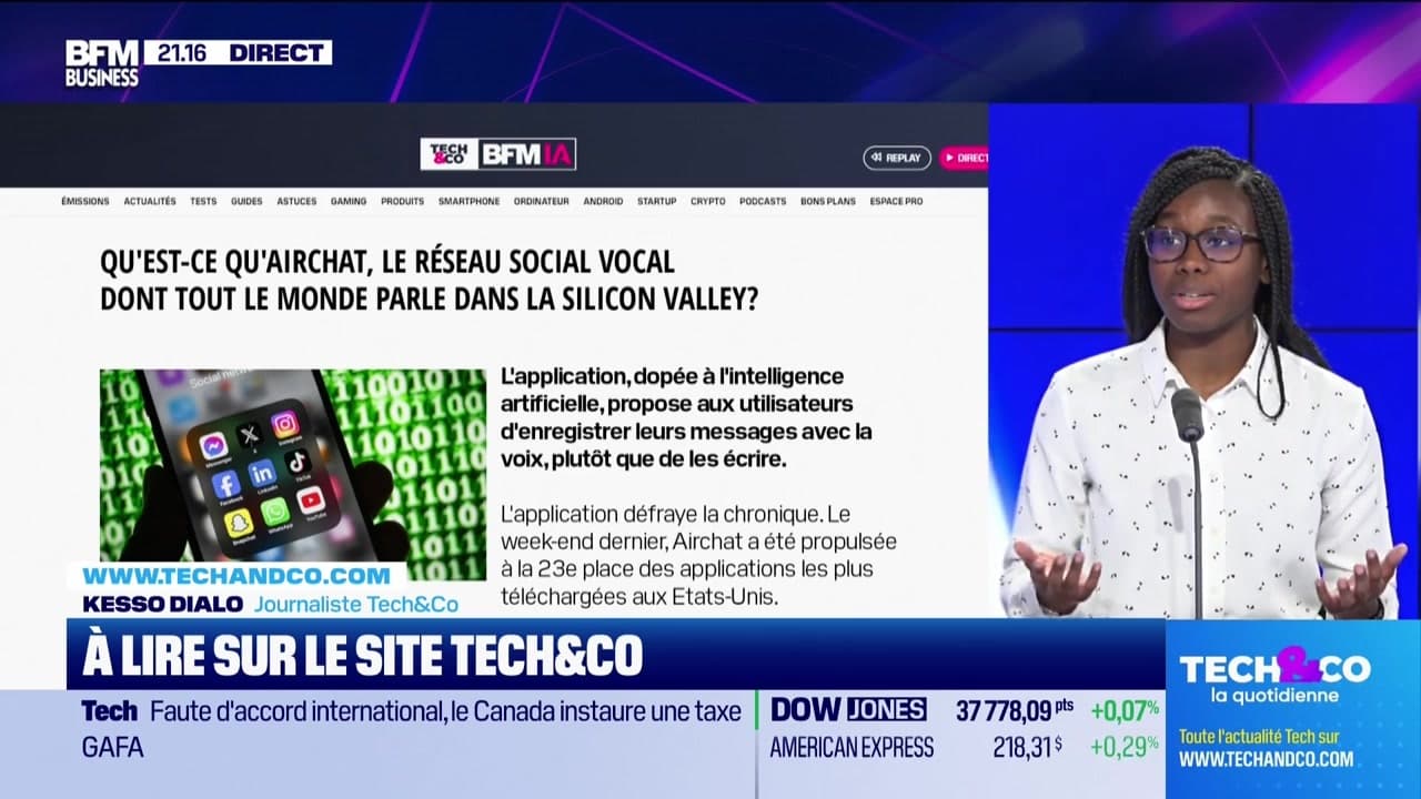 À lire sur le site Tech&Co : Qu'est-ce qu'Airchat, le réseau social vocal dont tout le monde ...
