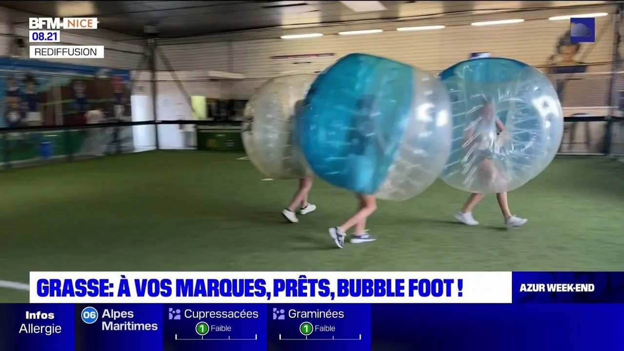 Azur & Riviera du samedi 4 novembre 2023 - Grasse : à vos marques, prêts, Bubble foot
