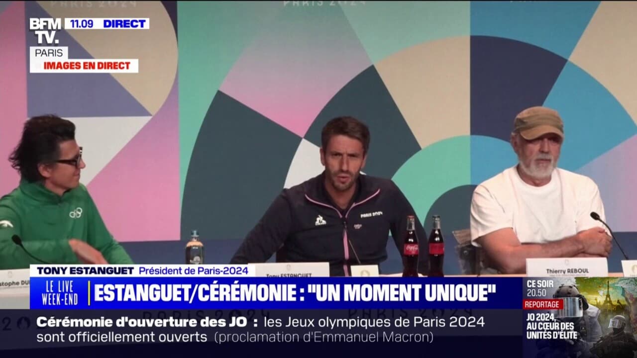 "Un moment unique": Tony Estanguet réagit au lendemain de la cérémonie d'ouverture des Jeux ...