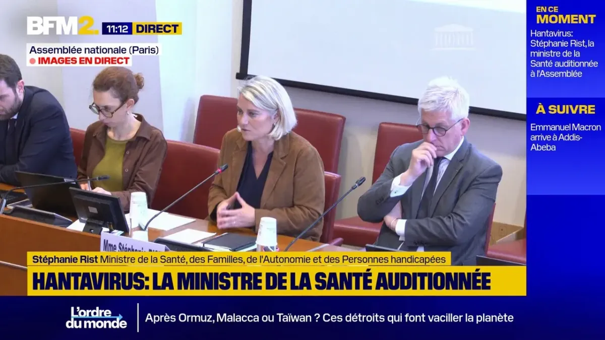 Hantavirus: Stéphanie Rist, ministre de la Santé, répond aux questions ...