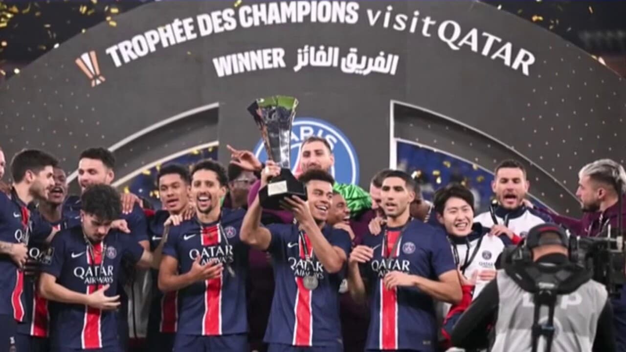Trophée des champions: un premier sacre cette saison pour le PSG