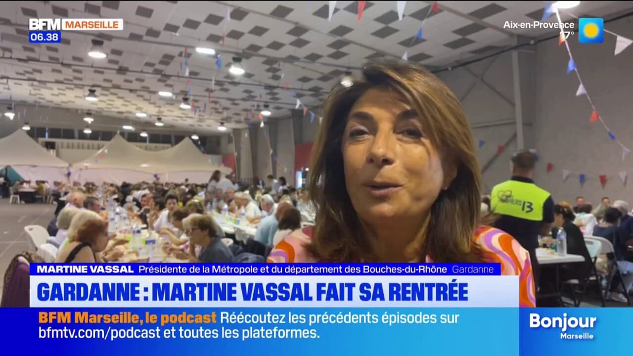 Bouches-du-Rhône: Martine Vassal fait sa rentrée politique à Gardanne