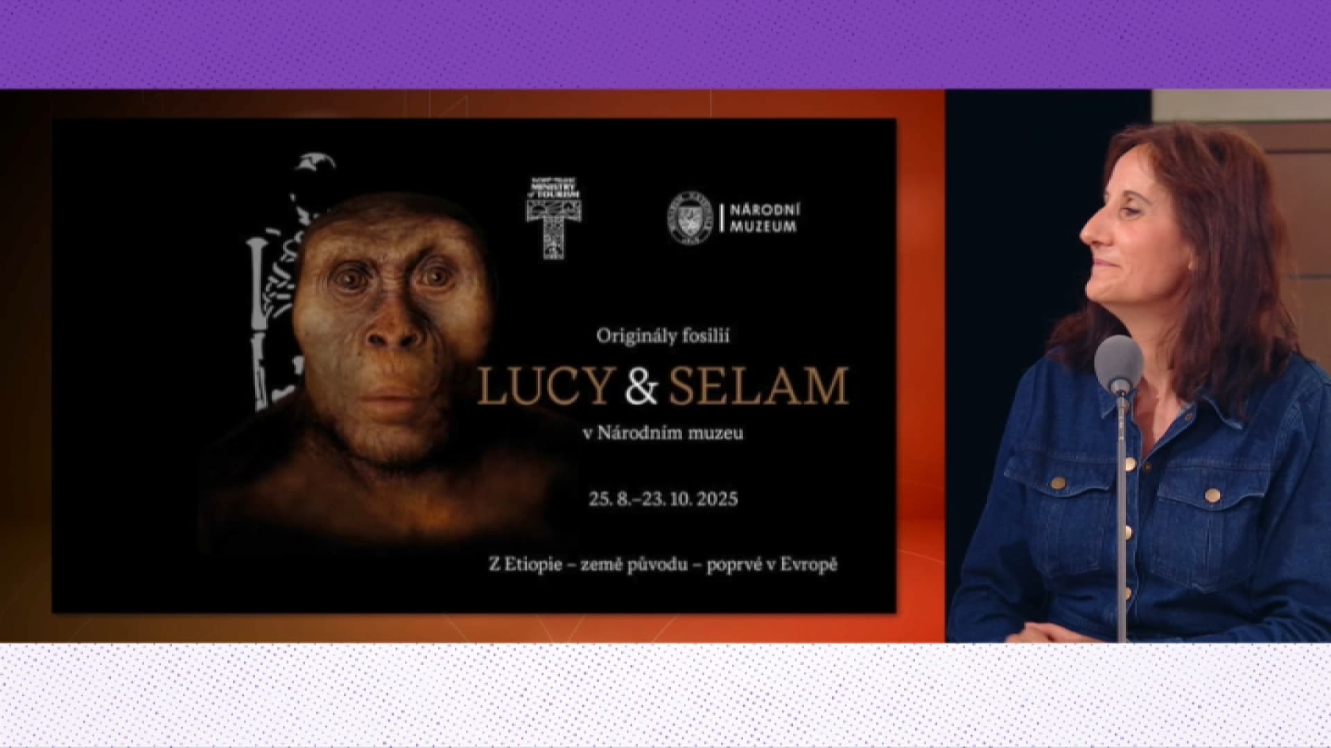 Le squelette de Lucy, plus vieille femme du monde, exposé pour la ...