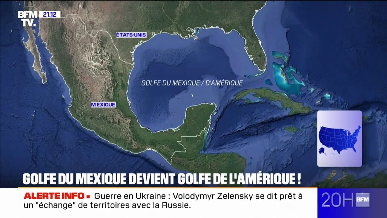Google Maps rebaptise le "Gofle du Mexique" en "Golfe du Mexique/d'Amérique": Donald Trump réagit