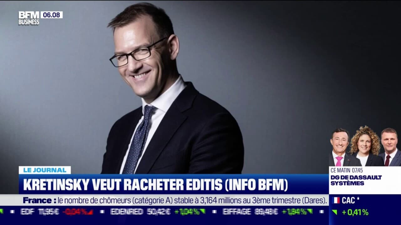 Daniel Kretinsky veut racheter Editis