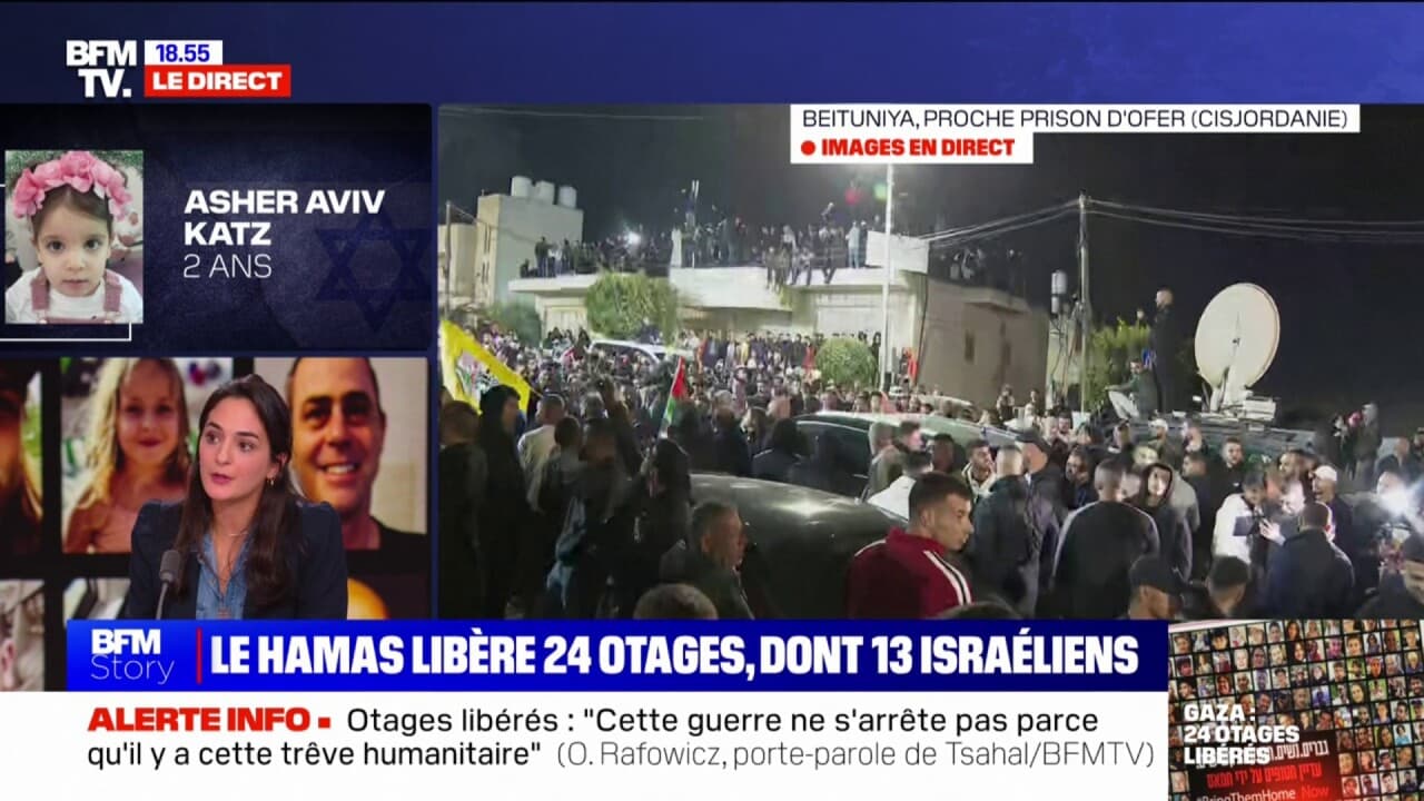 Libération d'otages du Hamas: "On ressent tous une très grande émotion ...