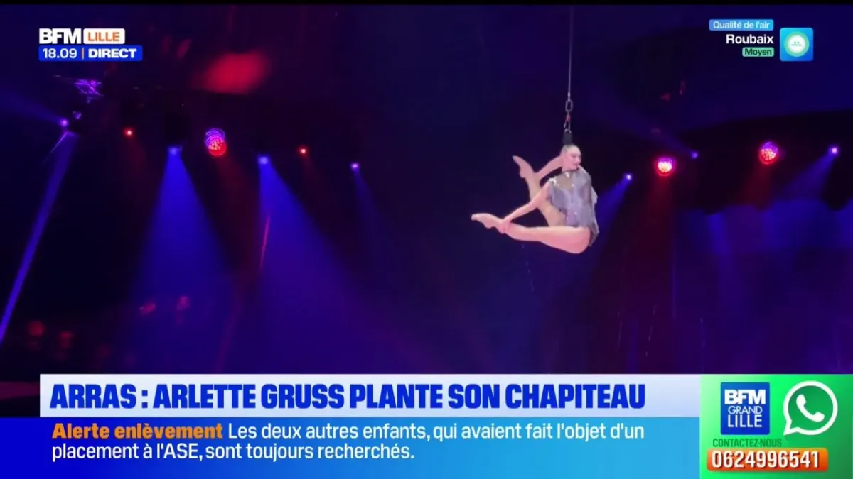 Arlette Gruss en représentation dans la Région