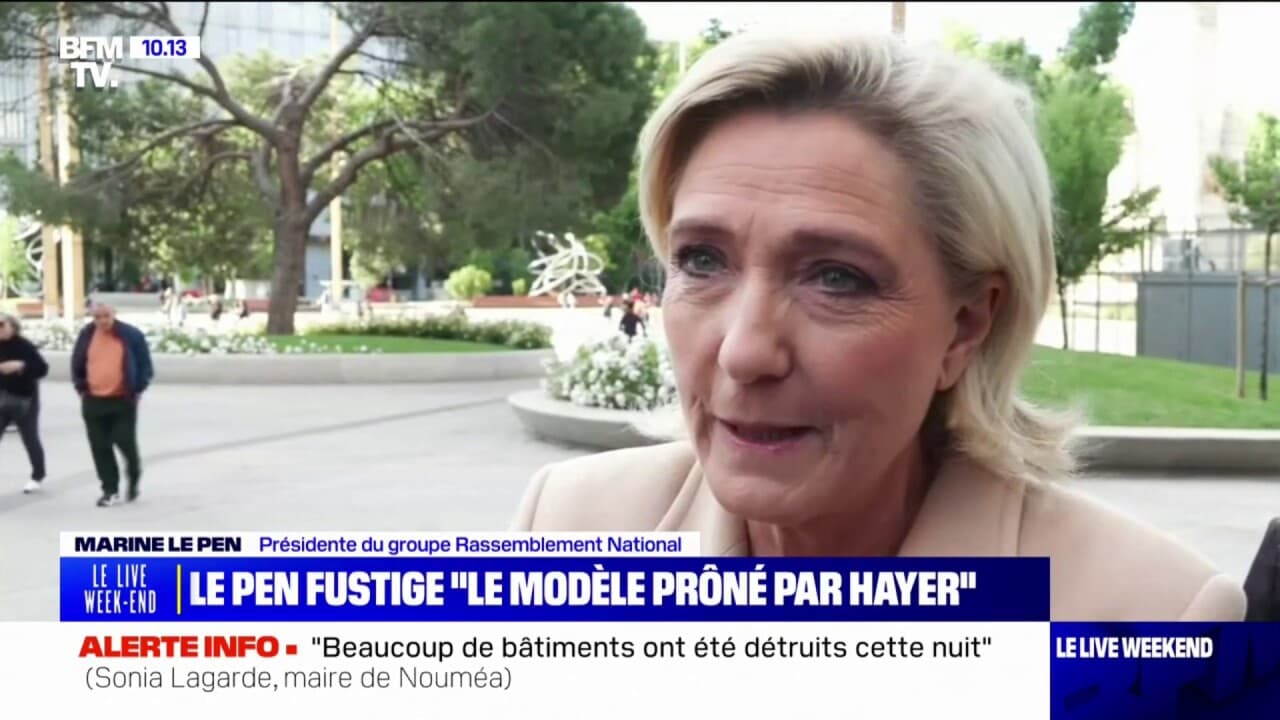 Européennes: Marine Le Pen fustige Européennes: Marine Le Pen fustige