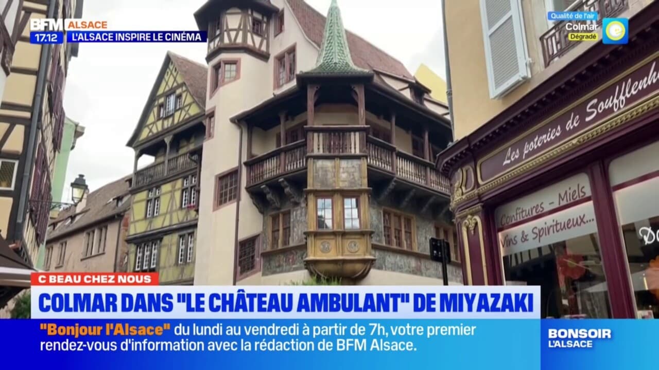 C Beau chez nous: Colmar, le décor du film "Le Château ambulant" de ...