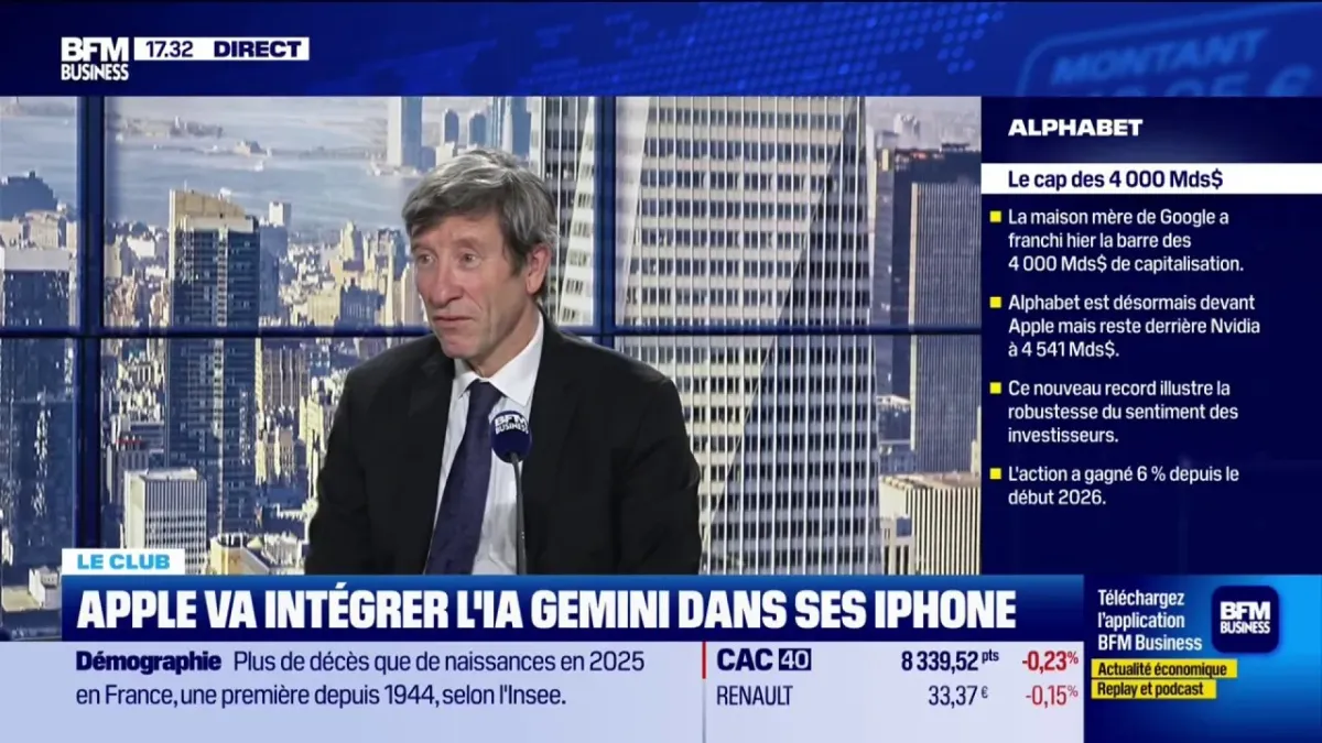 Apple va intégrer l'IA Gemini dans ses Iphone