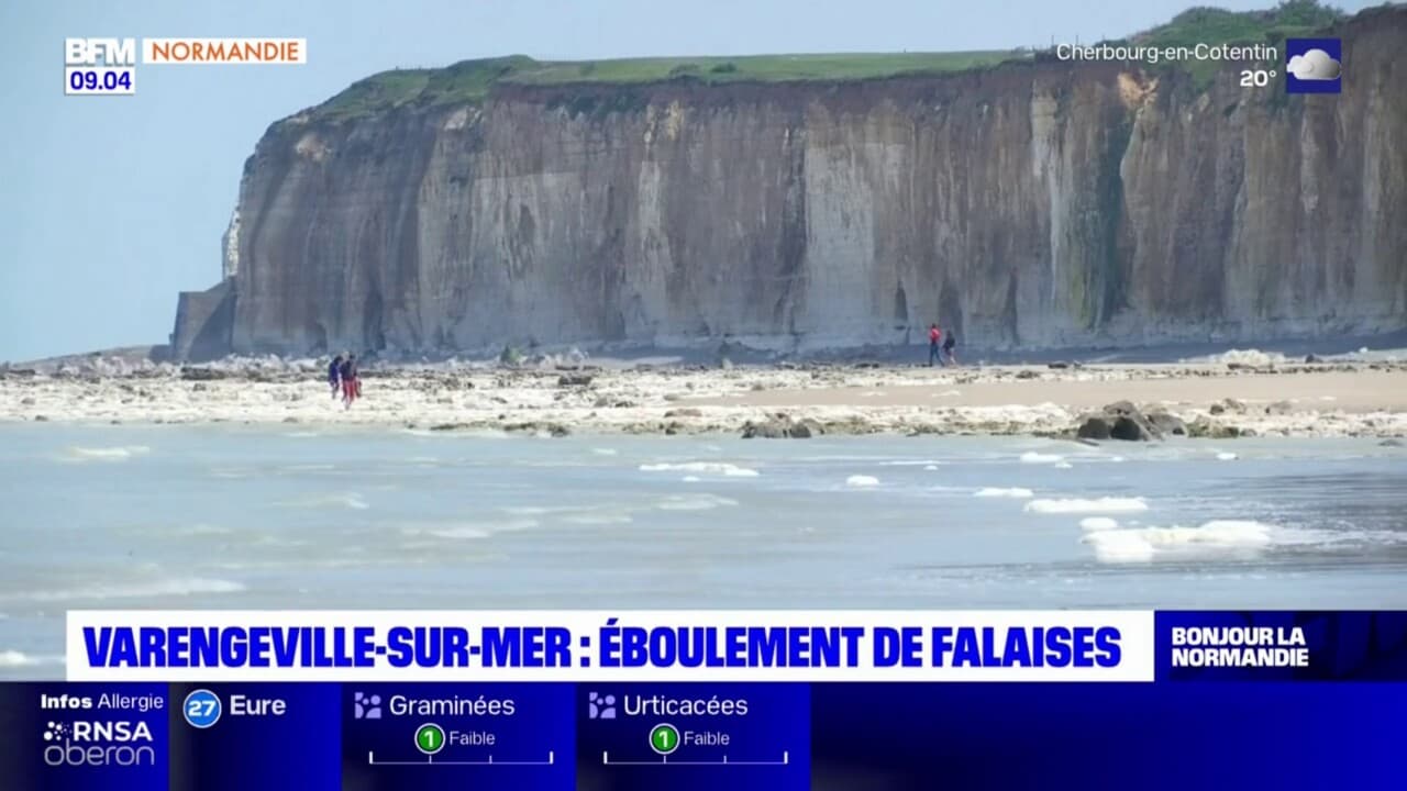 Varengeville-sur-Mer: un éboulement de falaise début août