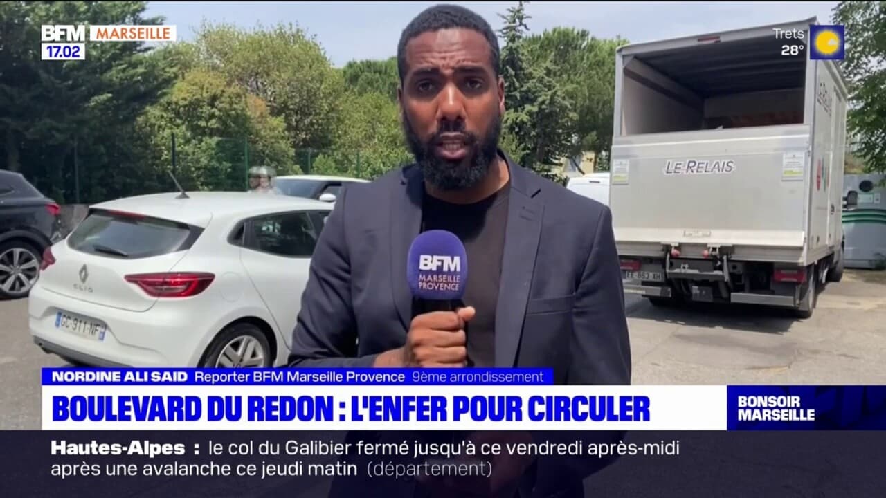 Marseille: l'enfer pour circuler sur le boulevard du Redon