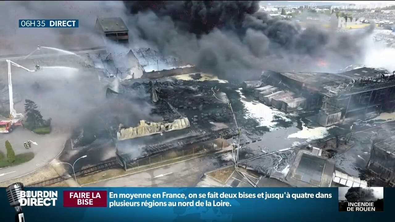 Incendie de l'usine Lubrizol de Rouen: une délicate opération de ...