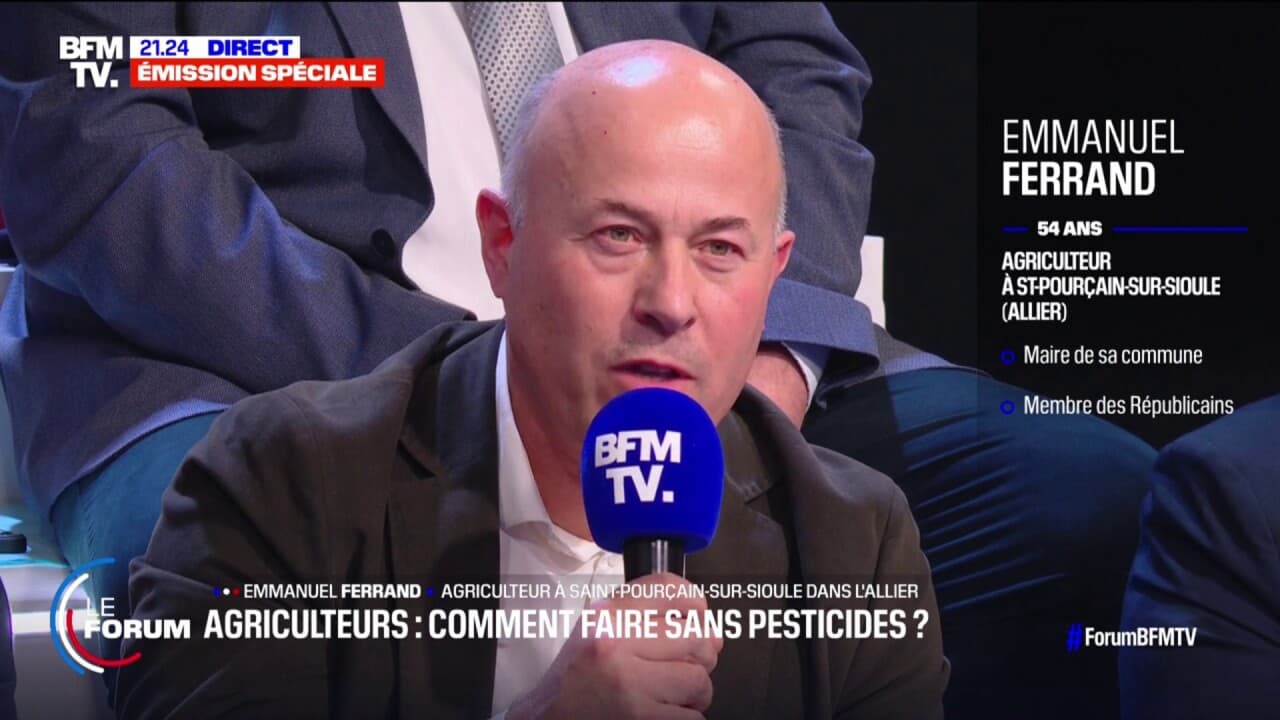 Emmanuel Ferrand, agriculteur: "50% de pesticides en moins, c'est comme ...