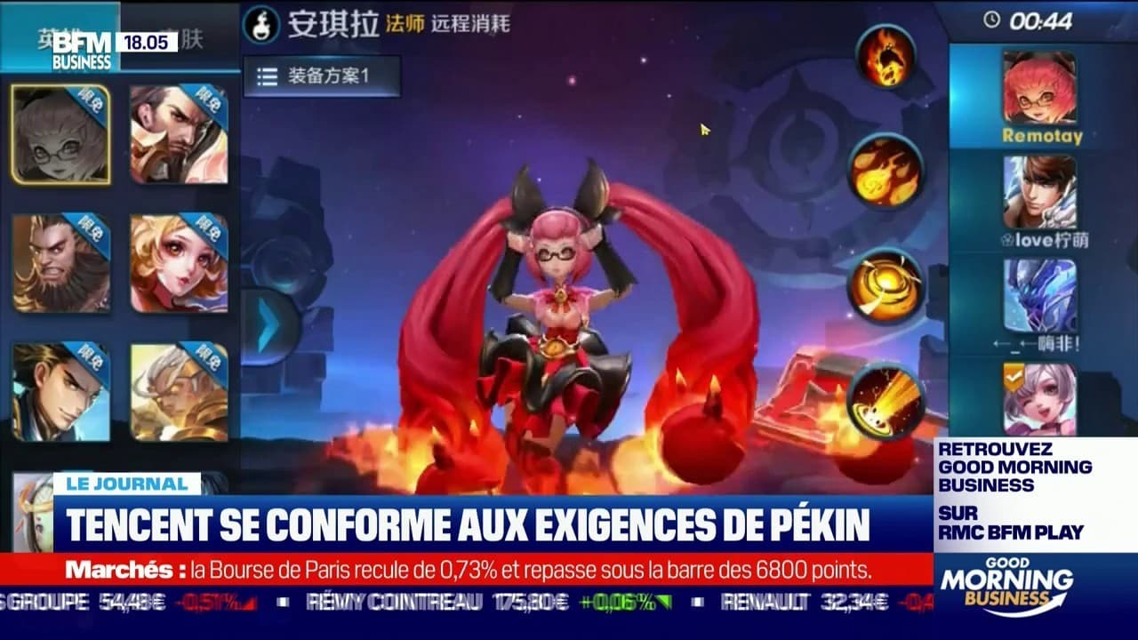 Jeu vidéo: De nouvelles règles d'utilisation pour le catalogue de Tencent.