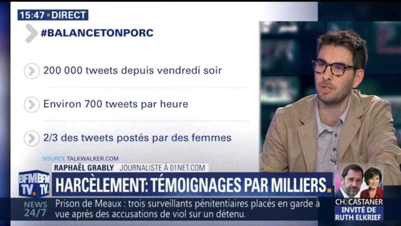 Harcèlement sexuel: avec #BalanceTonPorc les témoignages affluent ... Harcèlement sexuel: avec #BalanceTonPorc les témoignages affluent ...