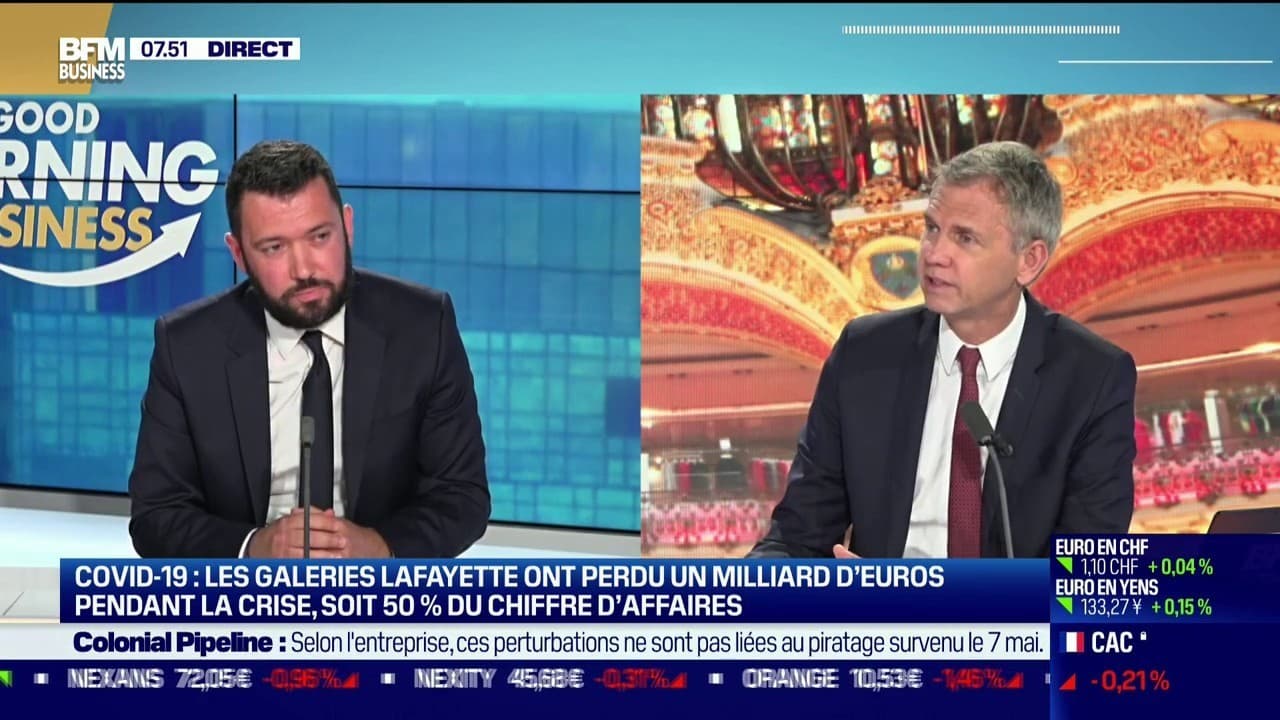 Le Directeur des Galeries Lafayette Paris Haussmann Alexandre Liot est ...