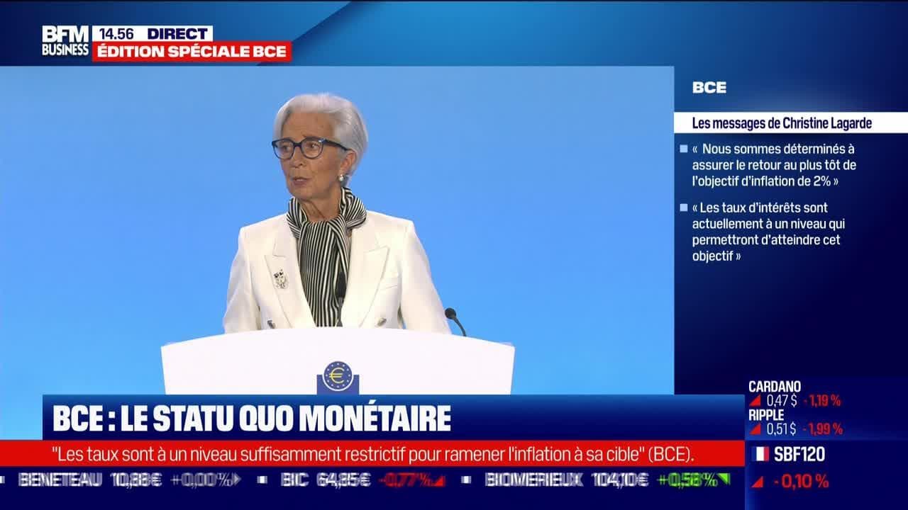 Édition spéciale BCE : conférence de presse de Christine Lagarde - 25/01