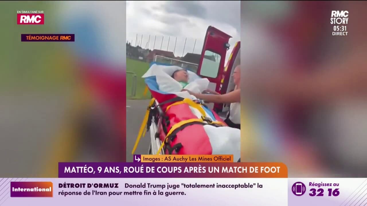 Mattéo, 9 ans, roué de coups après un match de foot