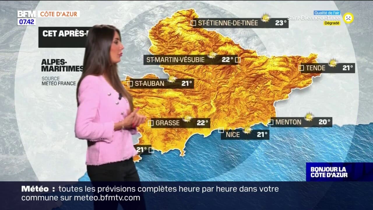 Météo Nice-Côte d'Azur du 13 mai: une journée très ensoleillée, 21°C à ...