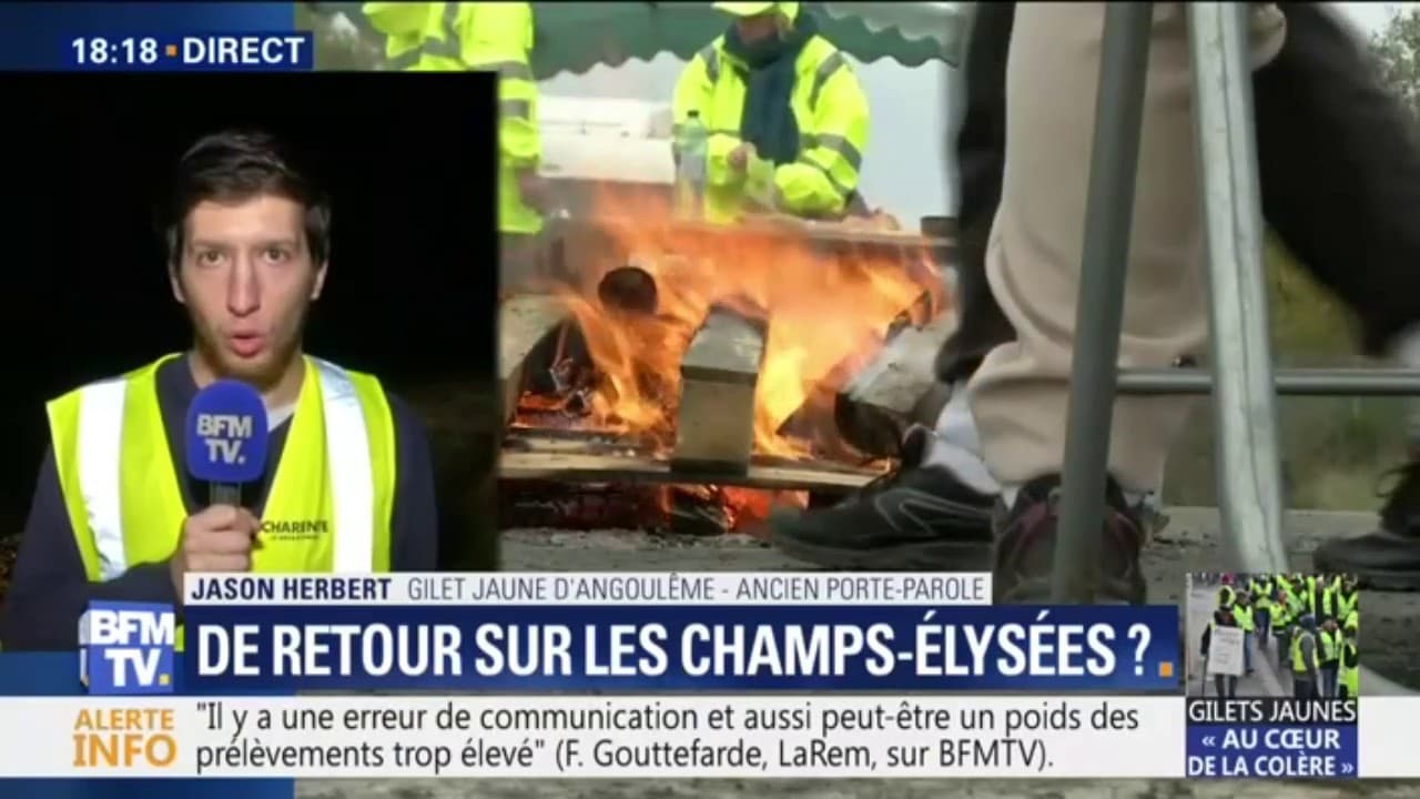 Gilets Jaunes: l'ancien porte-parole Jason Herbert appelle à manifester ...
