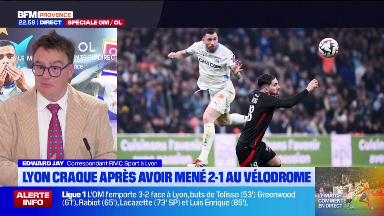 Victoire 3-2 de l'OM face à l'OL: des Lyonnais "empoisonnés" par le psychodrame Pierre Sage?